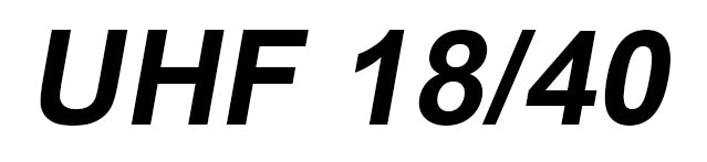 2 Pack 'UHF 18/40' Caravan Stickers Vinyl Caravan Decal – Dave's Decals